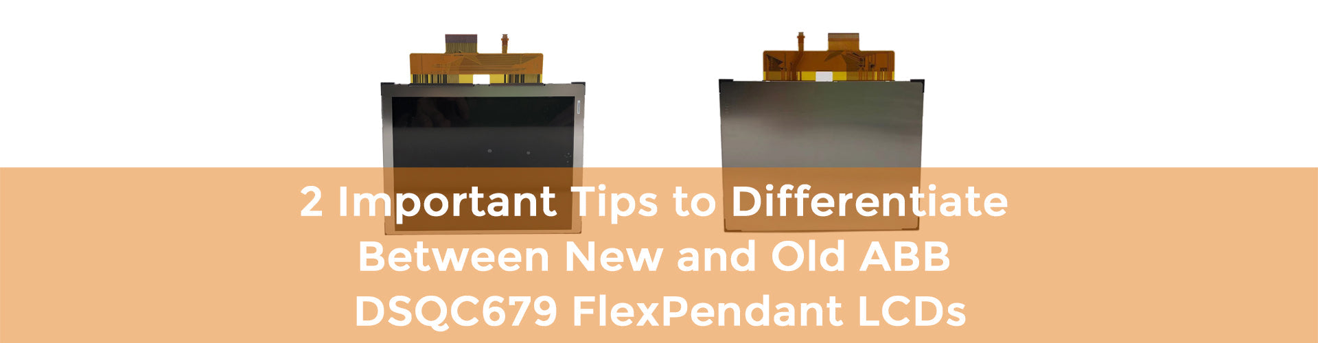 2 Tips to Know NEW, Used DSQC679 Teach Pendant LCD