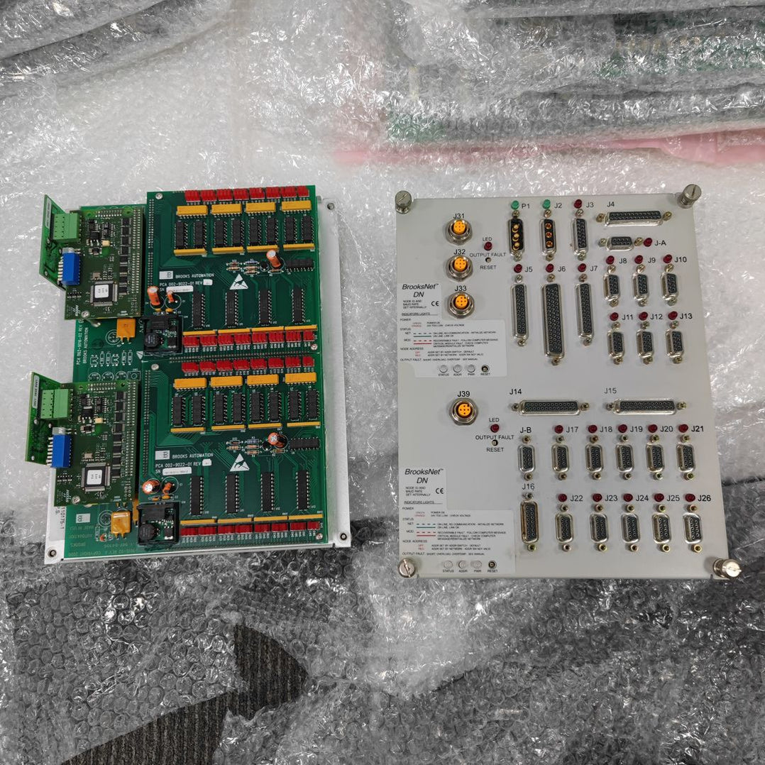 Used BROOKS PCB 002-9015-02 REV. A + PCA 002-9016-02 REV. B + PCA 002-