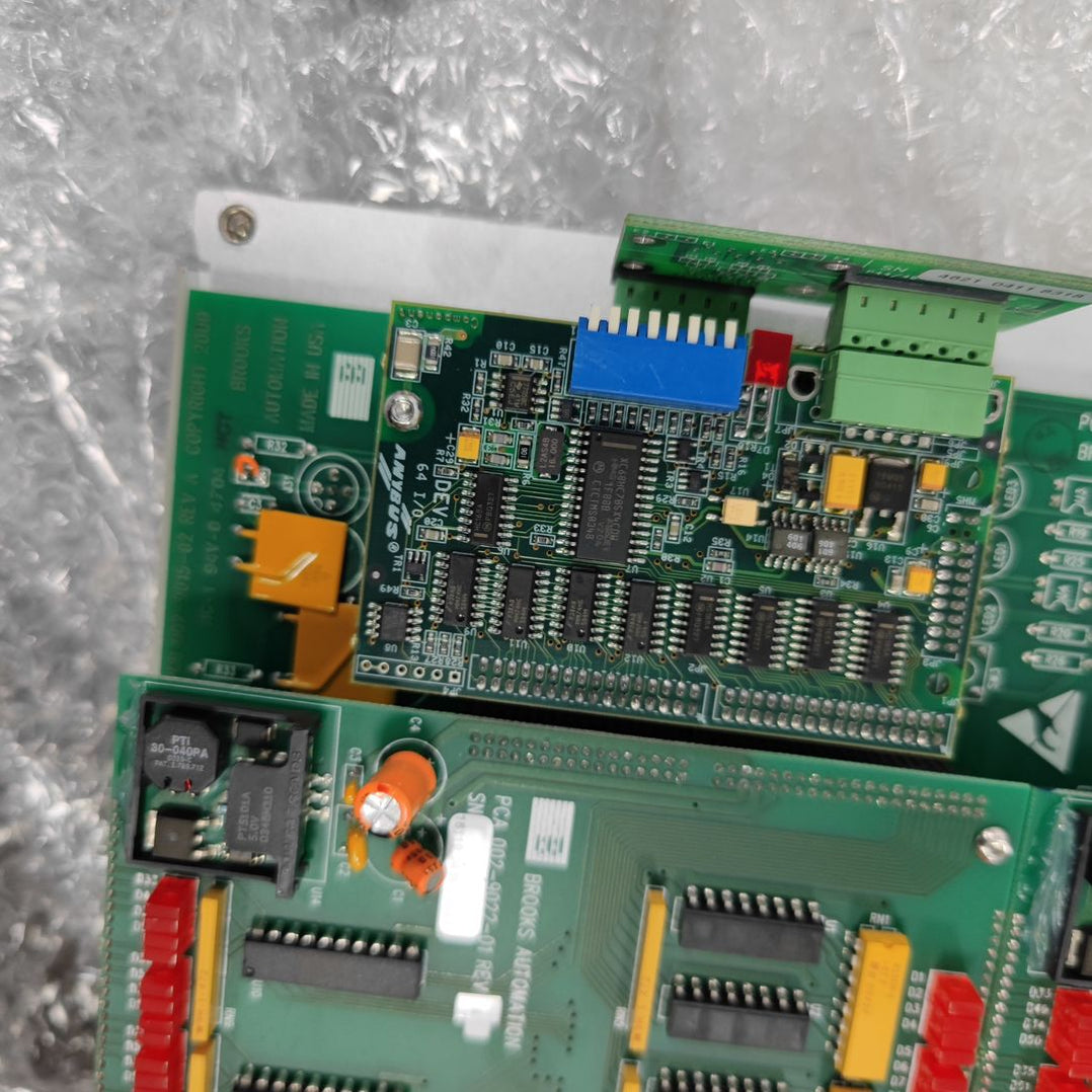 Used BROOKS PCB 002-9015-02 REV. A + PCA 002-9016-02 REV. B + PCA 002-