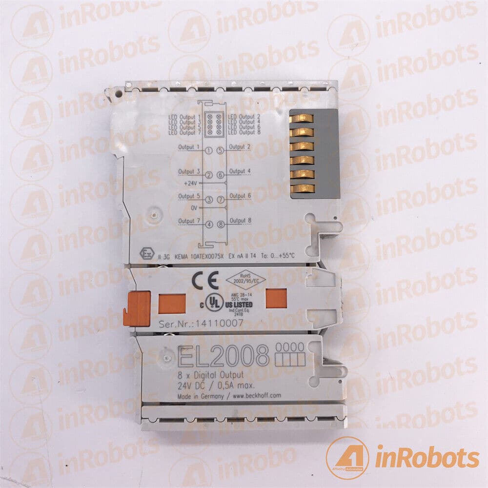 EL2008 EL2008-0000 Digital Output Terminal PLC Module BECKHOFF